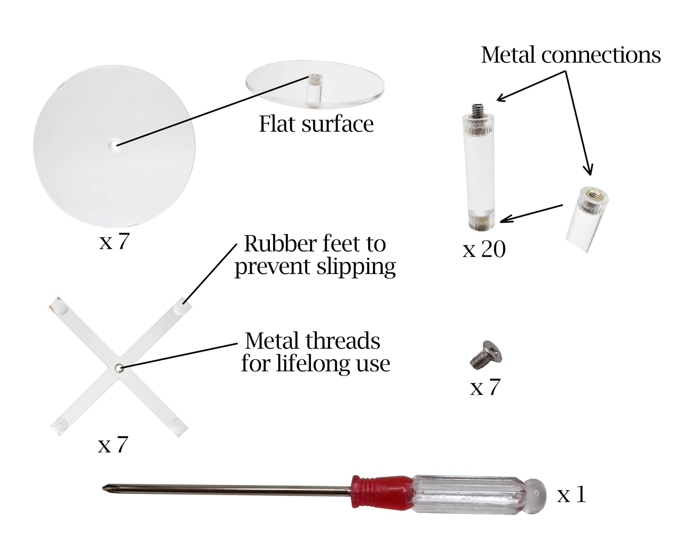 Adjustable Pillar Display Set – IronWing Collectables