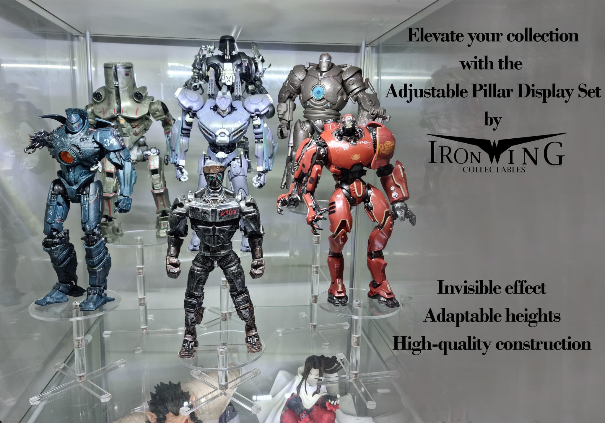 Adjustable Pillar Display Set – IronWing Collectables
